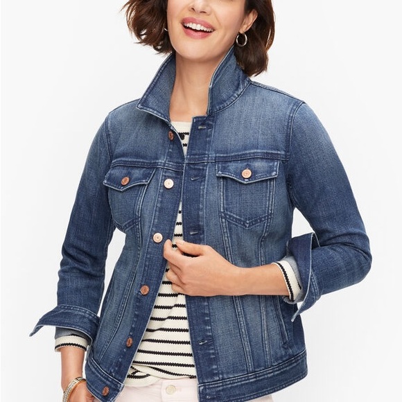 Talbots | Jackets & Coats | Talbots Classic Jean Jacket Elise Wash ...